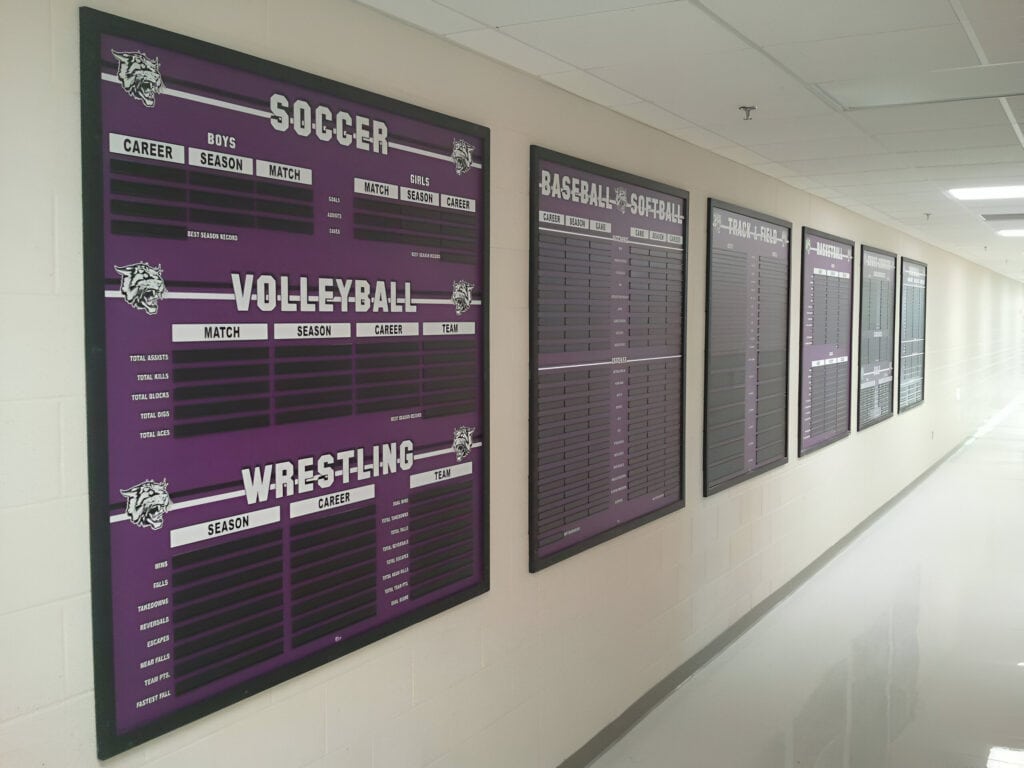 Custom Athletic Signage by Sign Solutions